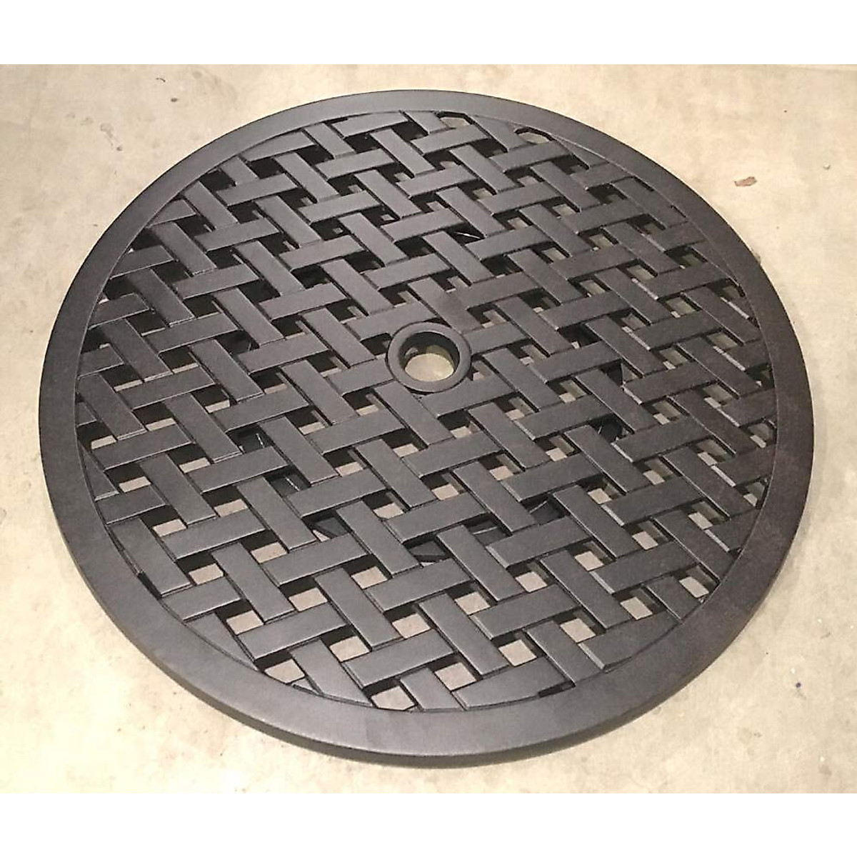 Lazy Susan Turntable 21" cast Aluminum Platform rotates 360 Degrees Bronze