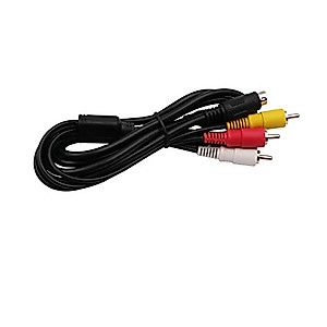 WYMECT AV A/V Audio Video TV-Out Cable VMC-15FS Video Cable Cord for Sony Handycam Camcorder DCR-D/H/I/S HDR-C/H/S/T/U/X and More Models