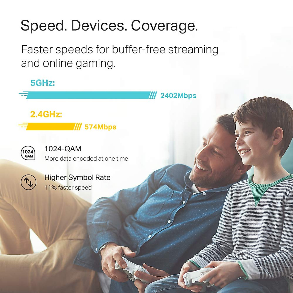 TP-Link Deco X60 WiFi 6 AX3000 Whole-Home Mesh Wi-Fi System, 3-Pack