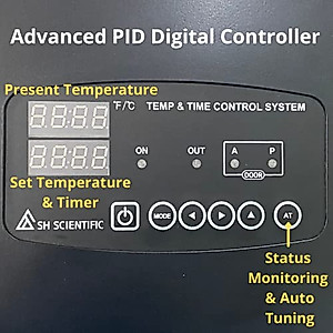 SH Scientific New 150L Vertical Autoclave. Glassware, Mushroom Grain and Culture Media Sterilization. Quicker Cycle. Advanced Pressure Gauge Display (PSI). 20psi at 121℃. Commercial and lab use. 220V