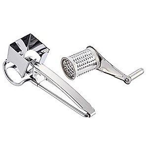 AmazonCommercial Stainless Steel Rotary Cheese Grater