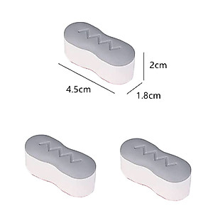 Bidet Toilet Seat Bumper 8 Pcs Bidet Attachment for Toilet，Universal Seat Bumper Kit Replacement Bumpers with Strong Adhesive， Reduce The Noise，Stop The Toilet from Sliding