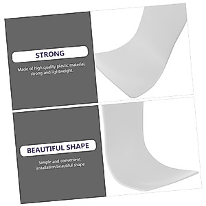 Cabilock 13 Pcs Water Tray Black Serving Tray Drinking Lotion Dispenser Drip Tray Foam Drip Tray Bark Wall Cup Holder Anti-Leakage Soap Dispenser Tray Plastic No Contact Liquid Soap White