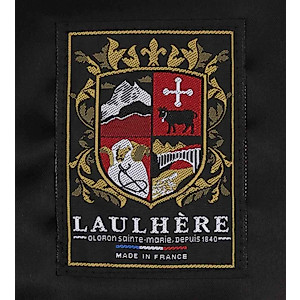 Laulhere Classiques Authentique Traditional French Wool Beret, Noir (Black)