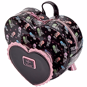 Loungefly Valfre Double Heart Mini Backpack