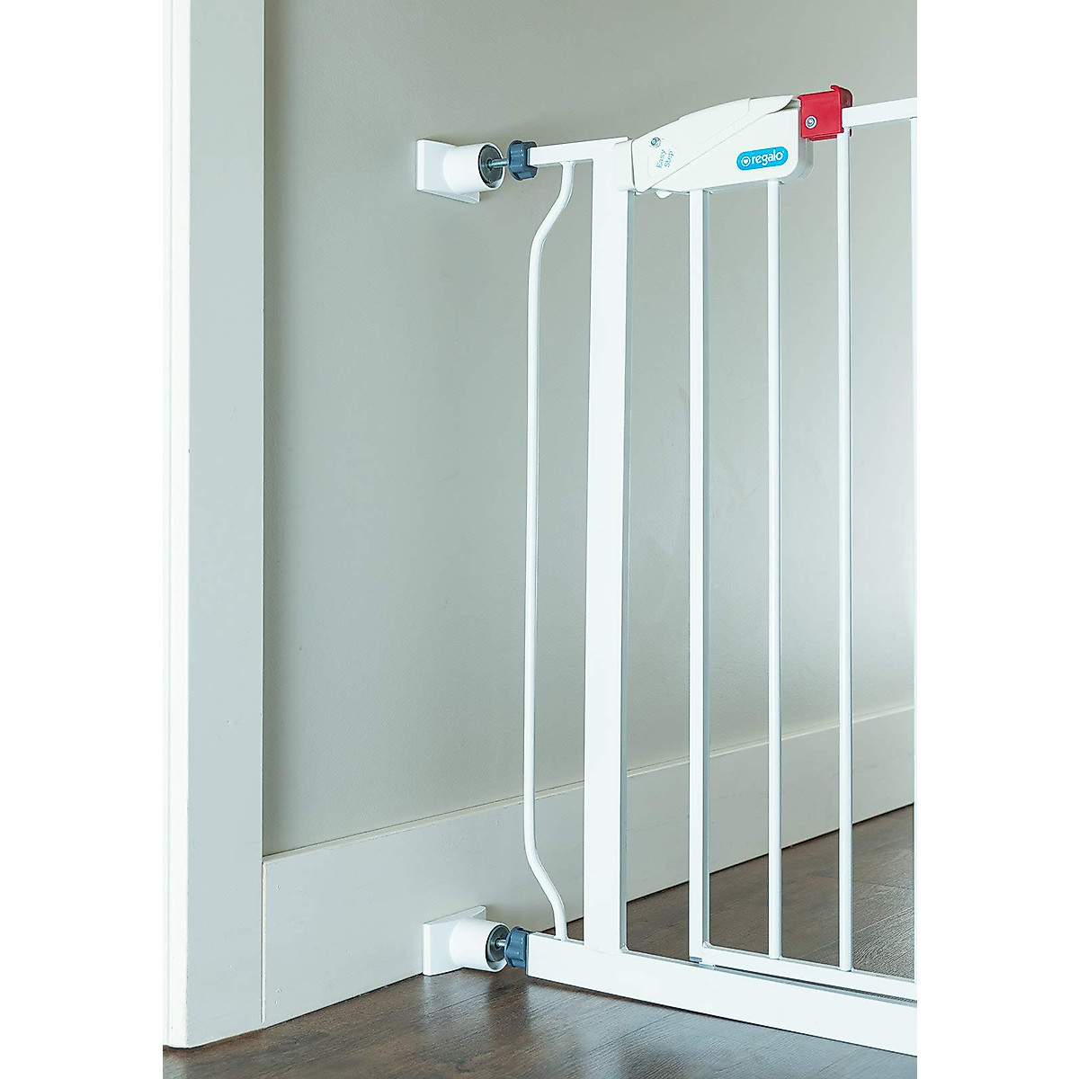 Wall Nanny Extender - 2.5 Inch Baby Gate Extension Kit (Made in USA) Extends Pressure Mounted Gates + Protects Walls + Stabilizes Gate - for Child, Pet & Dog Gates, Works on Stairs, Protector (4 Pack)