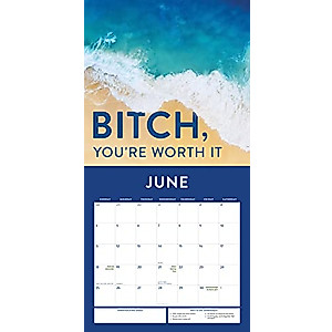 2023 Chill the F*ck Out Wall Calendar: Find Calm and Get a Fresh F*cking Start This Year (Funny 12-Month Calendar, White Elephant Gag Gift for Adults)