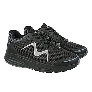 MBT Women's Colorado X Rocker Bottom Walking Shoe, Black - 8.5 M US