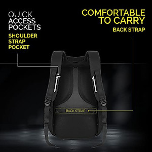 Trovo Bagpacks, Champ Pro, Anti Theft Zip, Water Resistant, Shoulder Strap Pocket, For Men & Women, USB Charging Function Backpack for Travel, Work, or School (30-40 Ltr, Blue)