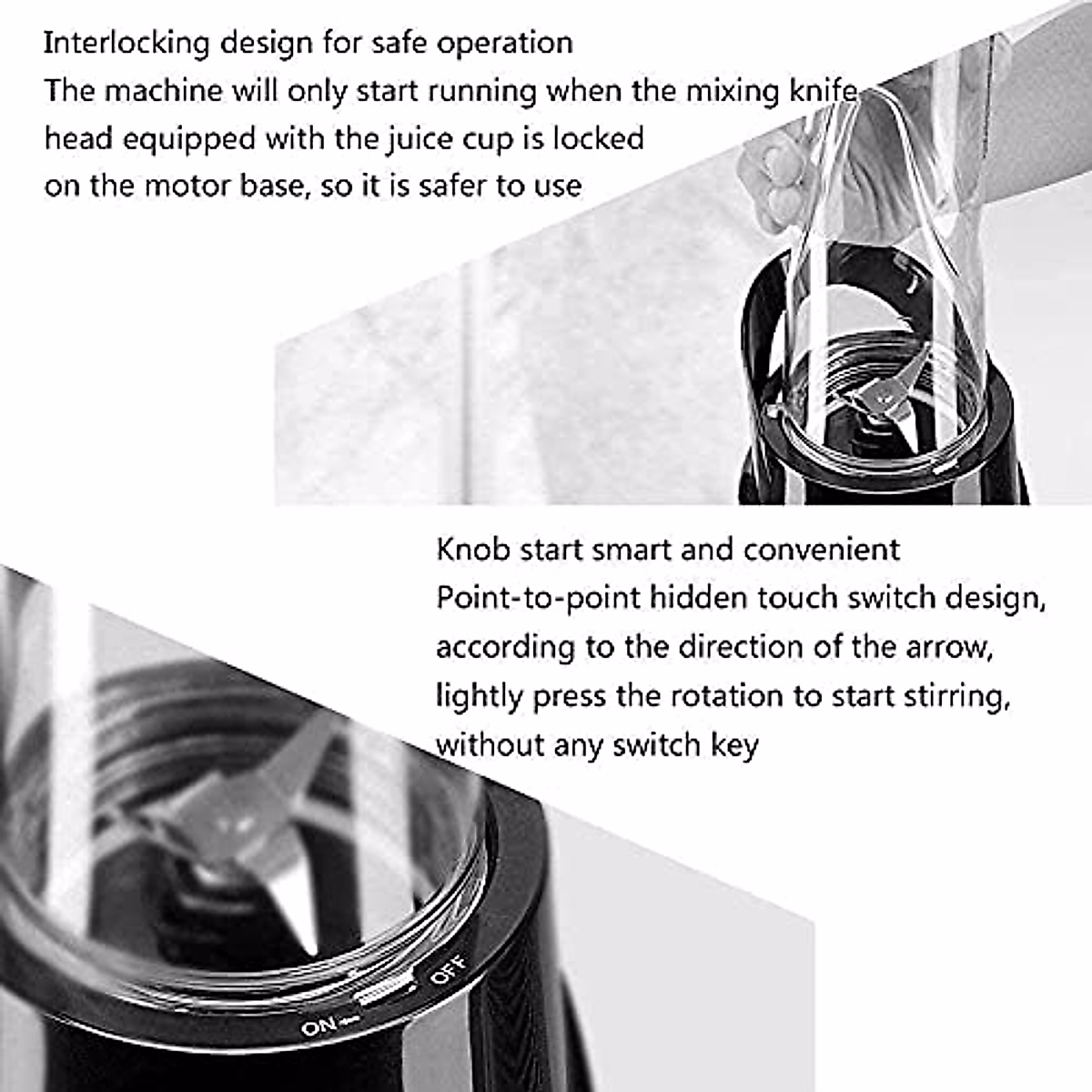 Blender Smoothie Professional Blender, High Speed Table Ice Crusher 22.000 Rpm, Bpa-free Tritan Blades, for smoothies, milkshakes, fruits and vegetables ZJ666