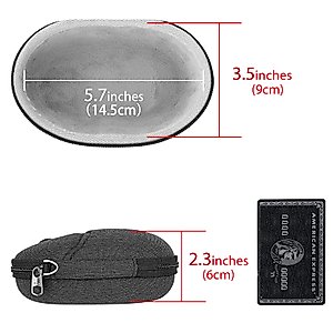 Geekria Mouse Case, Hard Shell Travel Carrying Case for Gaming Office Mouse, Compatible with Razer Basilisk V3 / Viper V3 Pro/Naga V2 / DeathAdder V3 / Orochi V2, HyperX Pulsefire Haste