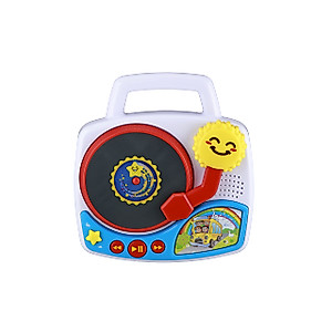 eKids Tiny Tunes Toy Turntable for Toddlers with Built-in Nursery Rhymes and Sound Effects, Musical Toy for Kids