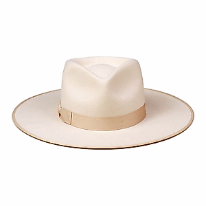 Lack of Color Women's Rancher Fedora Hat (Ivory, Small (55 cm))