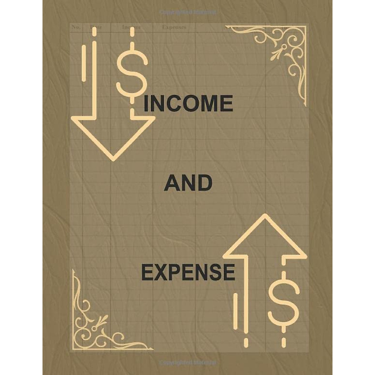 INCOME AND EXPENSE: Truck Incom and Expense, Large Accounting Log book, Cash Book, Book Log, organizer Business Journal,Bookkeeping,120 pages, 8,5" * 11" In