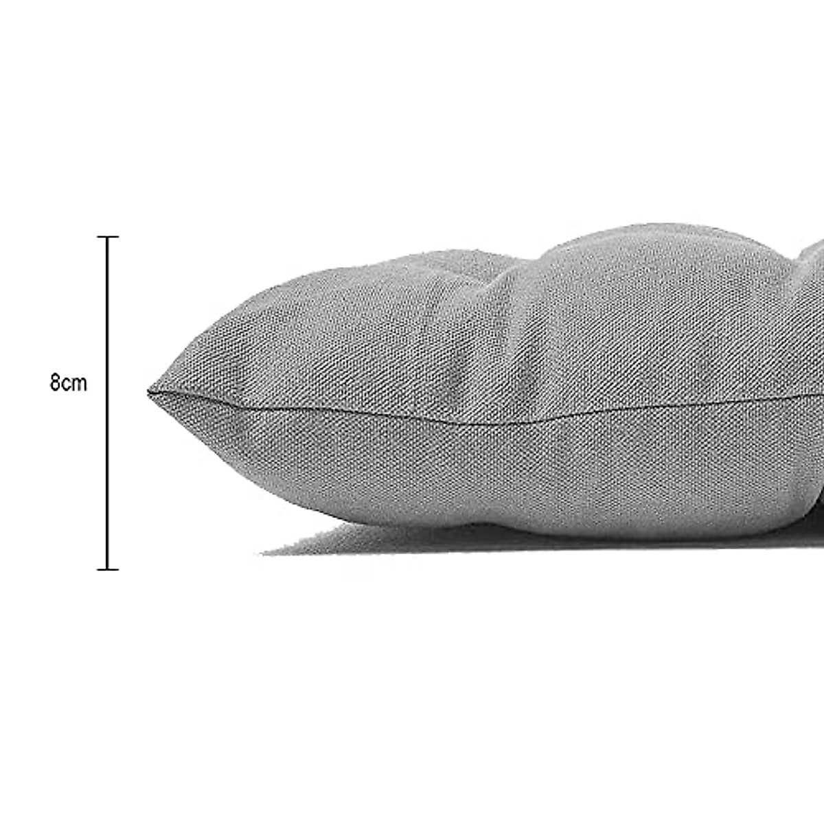 Hruile Patio Swing Seat Cushions with Backrest 3 in Thick, Garden Bench Pads Wicker Ties, 2-3 Seater Pad for Indoor/Outdoor Furniture,59x40in,Wine Red