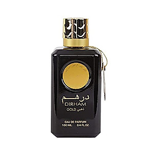 Ard Al Zaafaran Dirham Gold Eau de Perfum 100ml Oriental perfume, Transparent
