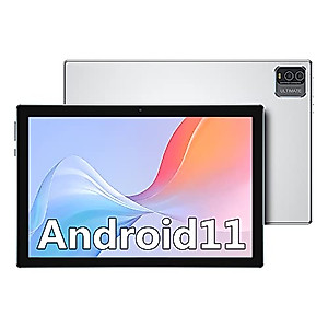 CUPEISI Tablet 10 inch Android 11 Tablets 2GB+32GB Quad-Core Tablet FHD 1280x800 Display Tablet (Silver)