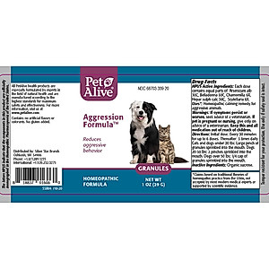 PetAlive Aggression Formula Granules