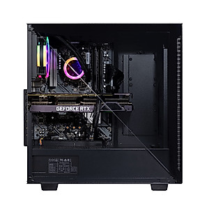 Velztorm Black Gladio CTO Gaming PC (Liquid Cooled AMD Ryzen 9 5900X, 32GB DDR4, 1TB PCIe SSD + 2TB HDD (3.5), GeForce RTX 3070 8GB, AC WiFi, 750W PSU, RGB Light, Win10H)