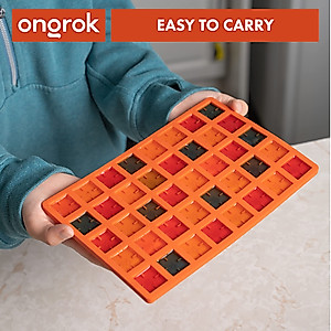 ONGROK Scored Silicone Gummy Molds, 4ml, with Dropper, BPA Free