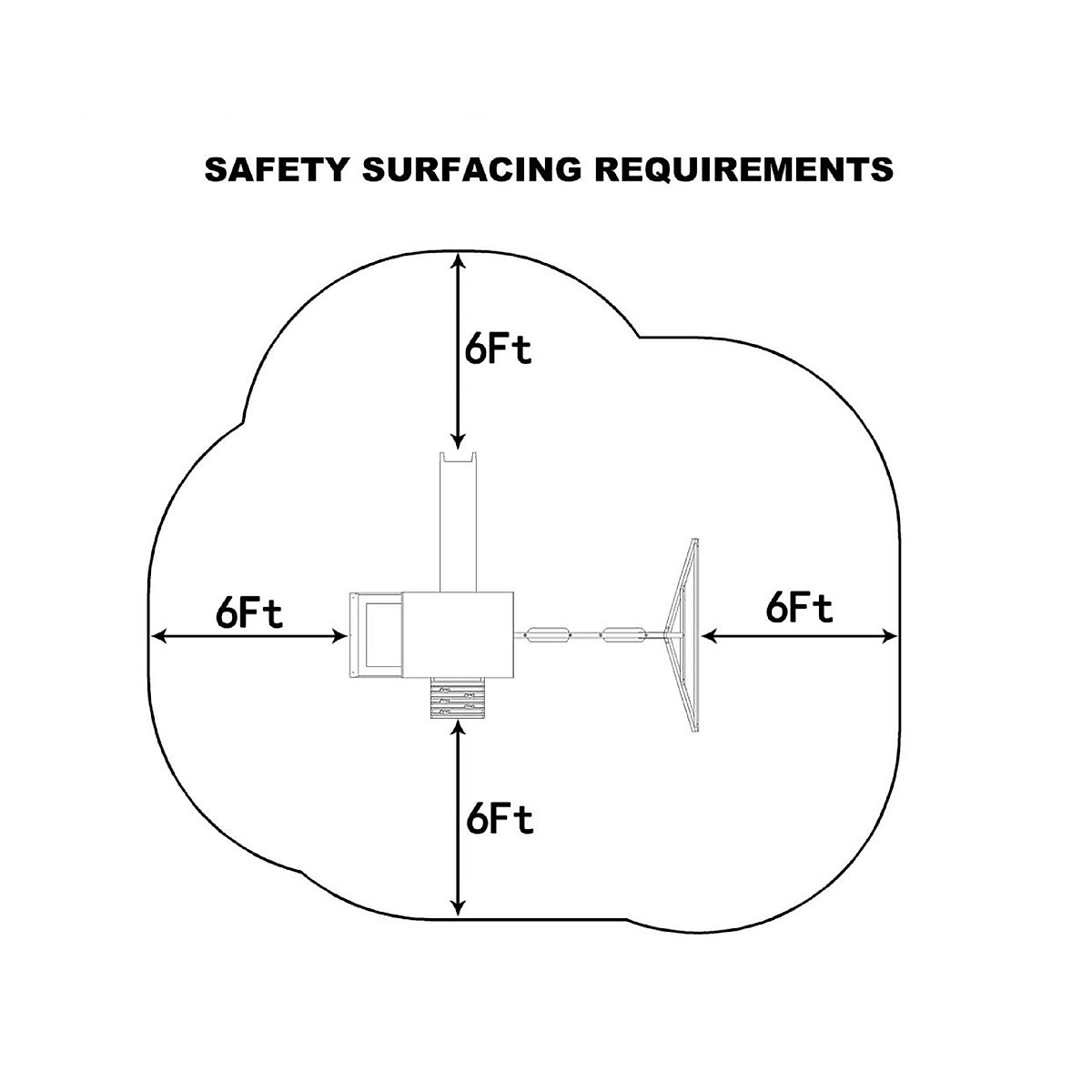 Dolphin Playground Swing Sets for Backyard with Slide, Wooden Outdoor Playset for Kids with Sandbox, Rock Climbing Wall, 2 Belt Swings, and Fort, Playground Sets for Backyards, Kids 3-6
