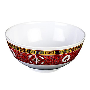Thunder Melamine 5-7/8-Inch Rice Bowl, 25 Oz, 5206TR, Heavy-Duty Plastic Tableware (PACK of 12)