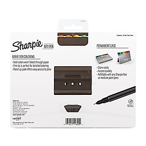 SHARPIE Art Pens, Fine Point, Assorted Colors, Hard Case, 16 Count (1983966)