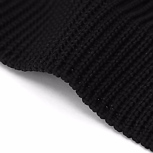 UNDERCONTROL Aerocool Comfortable Fourseasons Summer Beanie Free Size Cooling for Men Women Unisex Plain Light Weight Workout Cool Skull Hat Cap Made in Korea (Black)