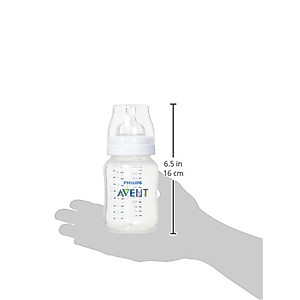 Philips AVENT Anti-colic Baby Bottles Clear, 9oz, 1 Piece (SCF403/17)