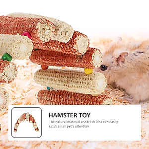 Mipcase Hamster Toy Decorative Bunny Plaything Decorative Chinchilla Toy Bunny Supply Bunny Toy Hamster Accessory Decorative Hamster Plaything Wear-Resistant Chinchilla Plaything