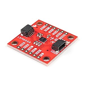 SparkFun 6 Degrees of Freedom Breakout - LSM6DSO (Qwiic) - Sense Shocks Tilt Motion Taps Count Steps Read Temperature 1.71V to 3.6V Operating Voltage Low Power Consumption Small Board