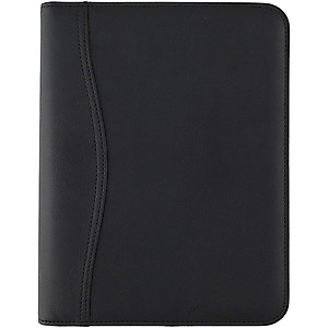 AT-A-GLANCE Textured Faux Leather Undated Starter Set, Desk Size, Black (031-0340-05)
