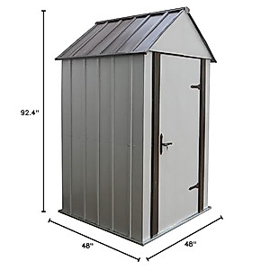 Arrow Shed Designer Metro Shed, Java/Sand, 4 x 4 ft.