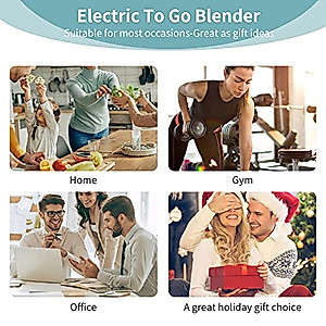 La Reveuse Personal Size Blender 250 Watts Power for Shakes Smoothies Seasonings Sauces with 15 oz Portable To Go Cup,BPA-Free