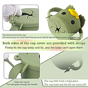 nohlerlife Silicone Snack Cups for Toddlers 2Pack| Spill Proof Food Containers| Baby Snack Catcher| Food Grade Silicone BPA Free, Dishwasher Safe