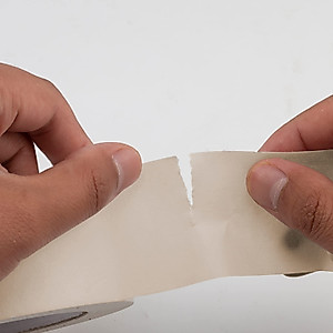 Lichamp Masking Tape 2 inch Wide, 2 Pack General Purpose Masking Tape Beige, White Masking Paper for Painting, Arts, Crafts, 2 inch x 55 Yards x 2 Rolls (110 Total Yards)