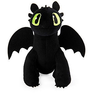 Dreamworks Dragons, Toothless 8" Premium Plush Dragon, for Kids Aged 4 & Up