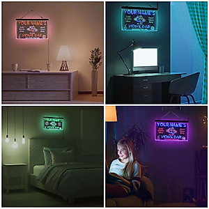ADVPRO Personalized Your Name Custom Home Bar Beer Established Year Dual Color LED Neon Sign Red & Blue 24 x 16 Inches st6s64-p1-tm-rb