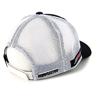 Checkered Flag Sports Kyle Busch Big Number 8 White Mesh Hat Black/White