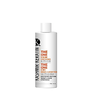 Kashmir Keratin The best leave in Conditioner THE ONE Leave In Conditioner 12 in 1 Hair Treatment, for Damaged Hair Repair | Sulfate-Free Spray Conditioner | For all types of Hair 16 Fl.Oz.