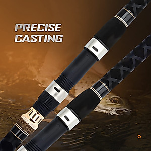 BERRYPRO Surf Spinning Rod Graphite Surf Fishing Rod (9'/10'/10'6''/11'/12'/13'3'') (12'-2pc)
