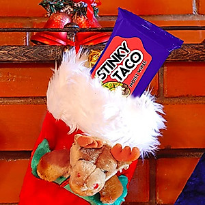 Stinky Taco Wipes - Travel Size Moist Wipes for Taco Lovers - Funny Adult Gag Gifts for Men and Womens Stocking Stuffers for Christmas Gift Basket Filler