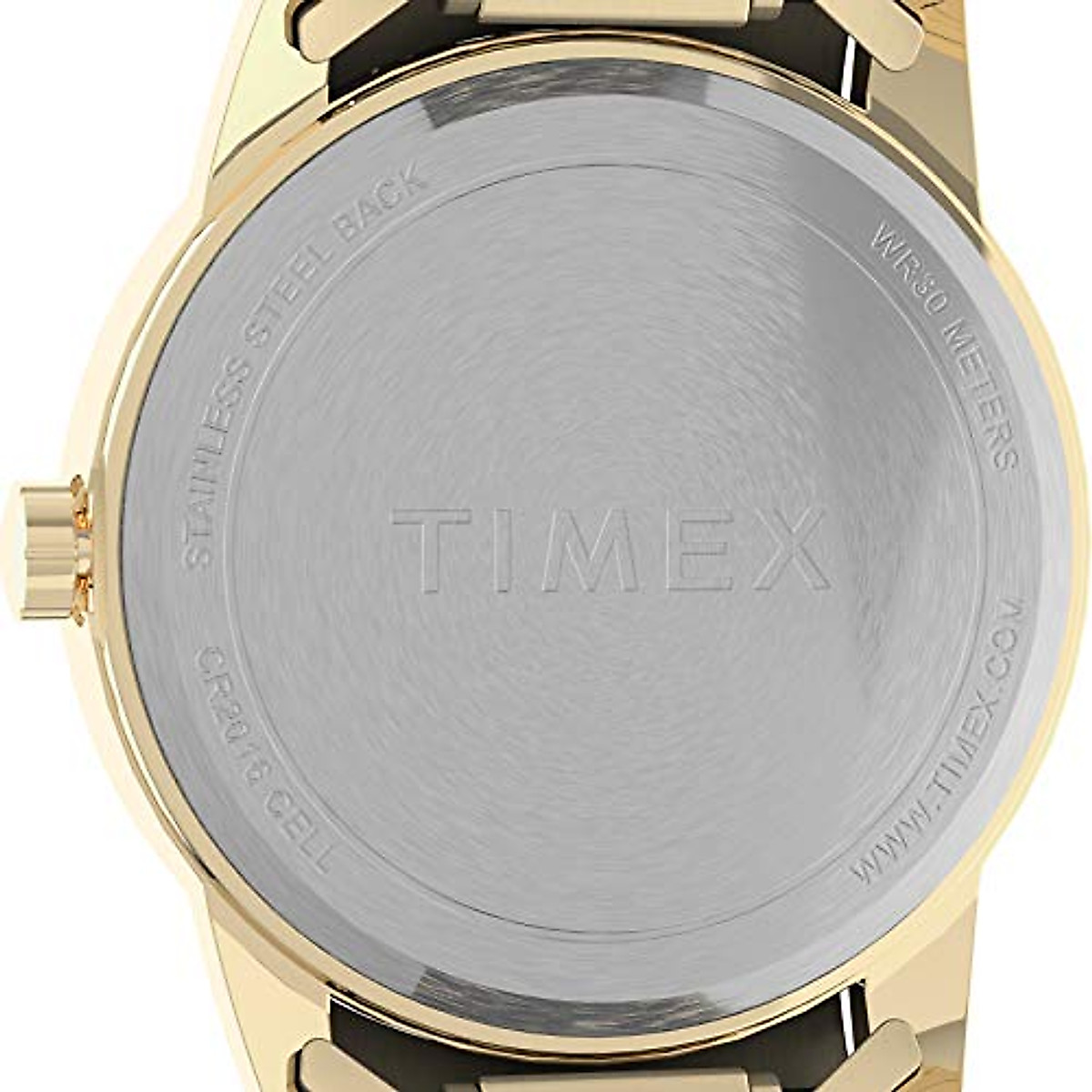 Timex Men's Easy Reader 38mm Watch – Gold-Tone Case Cream Dial with Gold-Tone Stainless Steel Bracelet