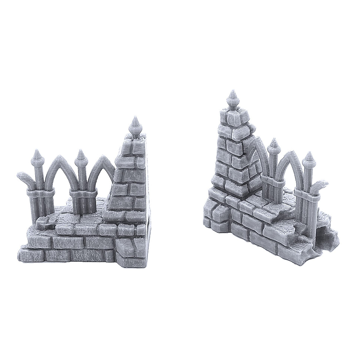 Cemetery Ruins Bundle by Terrain4Print, 3D Printed Tabletop RPG Scenery and Wargame Terrain for 28mm Miniatures