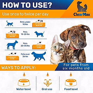 Dewo for Dogs ◆ Cat Dewo ◆ Puppy Dewo ◆ Kitten Dewo ◆ Natural Broad Spectrum Cleanser for Pets ◆ Liquid Dewo for Dogs and Cats ◆ Pet Dewo ◆ Digestive Cleanser ◆ 2 Oz
