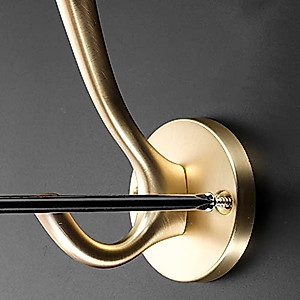 Bilindasly Gold Hooks Bath Towel Hooks Heavy Duty Brass Wall Door Hook Hanger Clothes Hooks for Hanging Coats Hat Hooks Towel Hooks for Bathrooms Bedroom Kitchen Key Hanger Hooks, 1 Pack