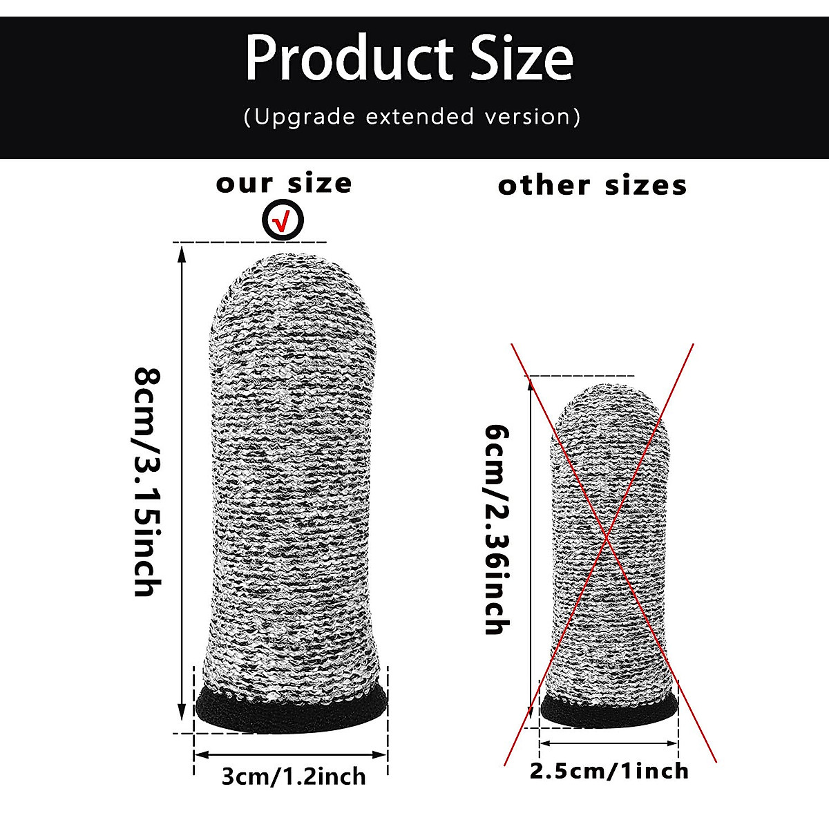 ZFYOUNG 14pcs Finger Cover Protector Anti-Cut Fingertip Finger Cover Anti-Cut Finger Bed Protector Reusable Finger Cover Thumb Finger Protector Bed Suitable for Work, Sculpture