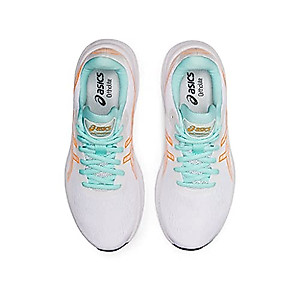 ASICS Women's Gel-Excite 9 Running Shoes, 8, White/Orange POP