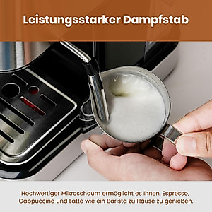 Gevi Espresso Machine High Pressure,Compact Espresso Coffee Machines with Milk Frother Steam Wand,Professional Coffee,Cappuccino,Latte Maker for Home,Espresso Maker, Gift for Coffee Lover, Dad or Mom