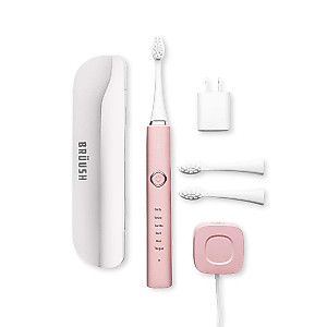BRUUSH Electric Toothbrushes – Premium Set Electric Toothbrush: 3 Replacement Toothbrush Heads